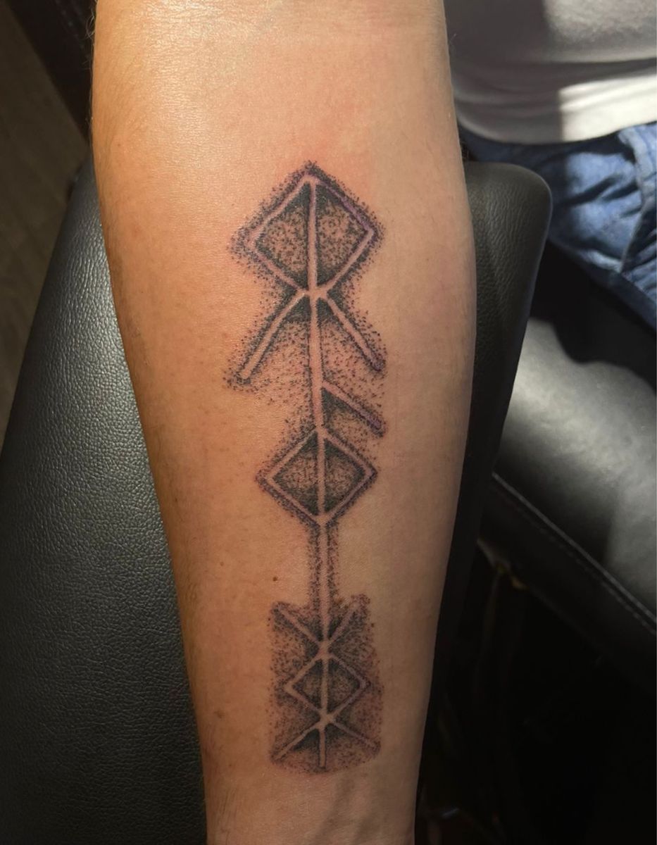 Tattoo uploaded by Leon_Toska • Three Viking Runes • Tattoodo