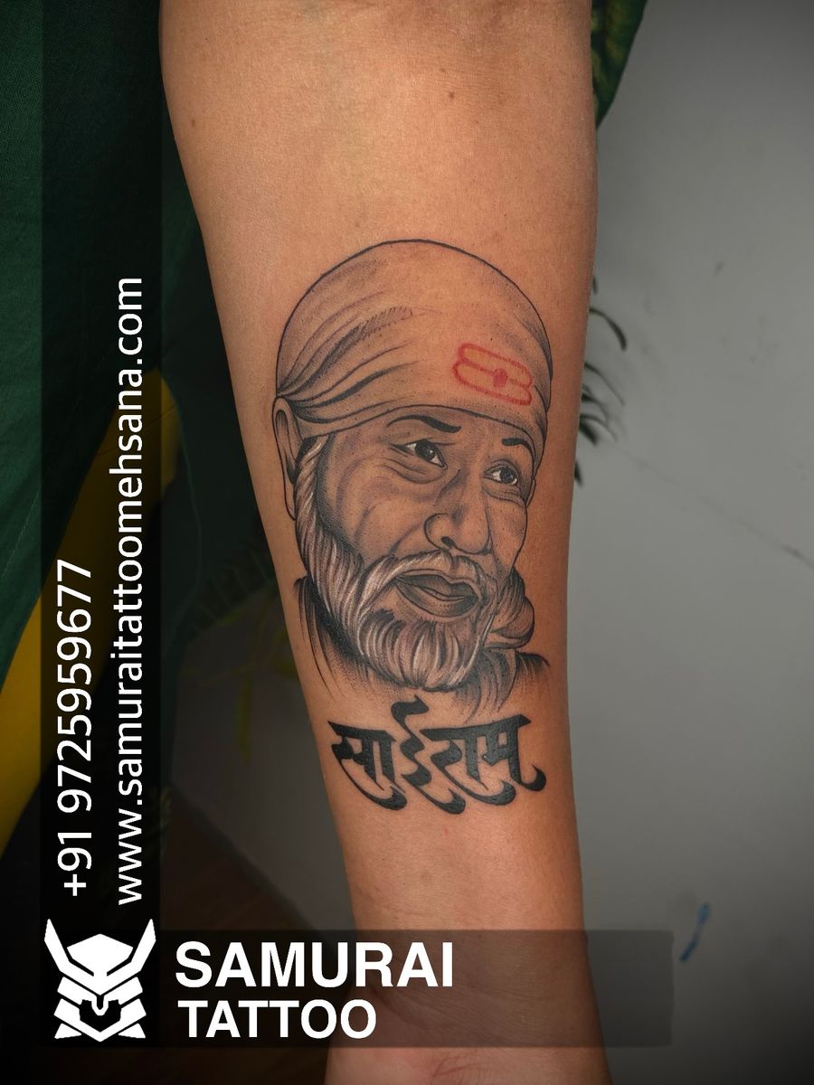 Tattoo uploaded by Vipul Chaudhary • sairam tattoo |Sai baba tattoo ...