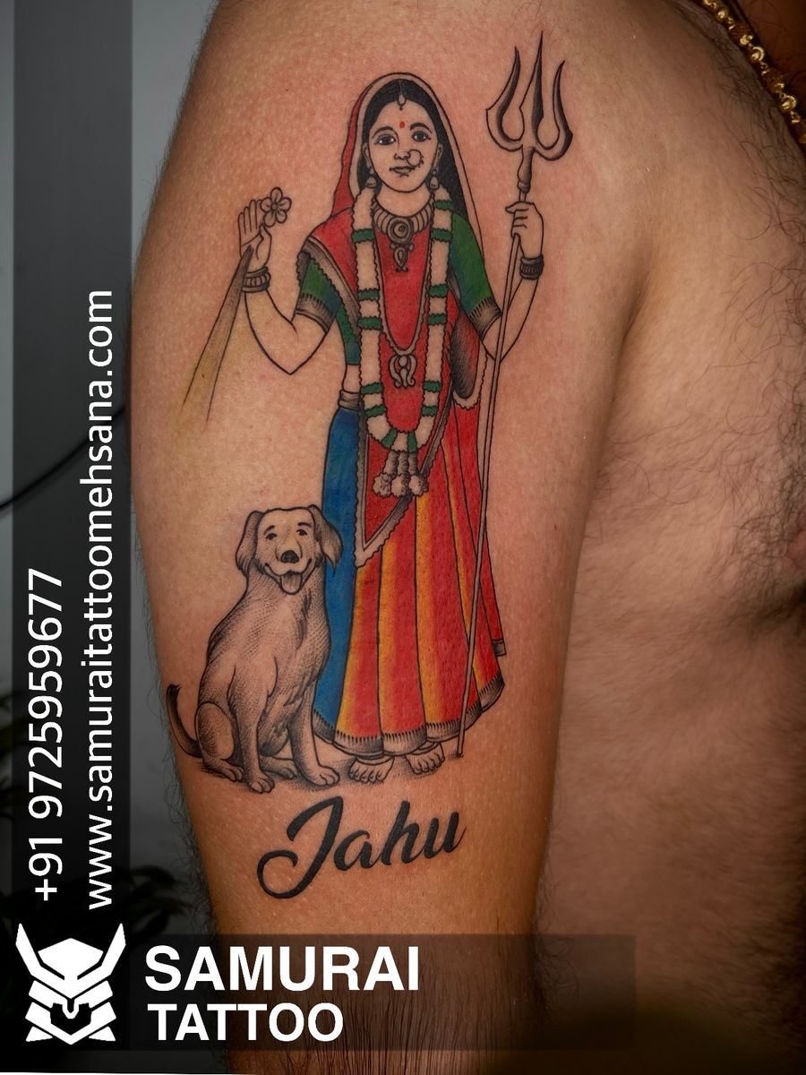 Tattoo uploaded by Vipul Chaudhary • jahu maa tattoo |maa jahu tattoo ...