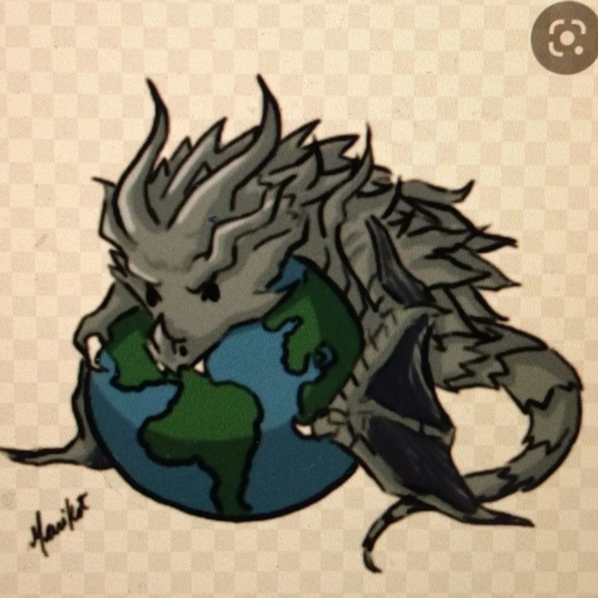 Tattoo uploaded by BardOfRiften • Chibi Alduin The World Eater • Tattoodo