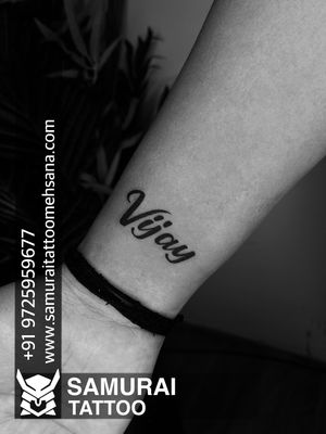 Tattoo uploaded by Vipul Chaudhary • vijay name tattoo |Vijay tattoo ...