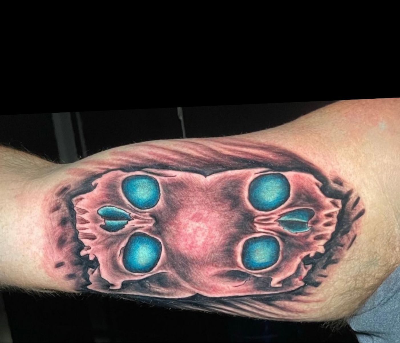 Tattoo uploaded by Tattoo blaze • Two-sided skull done by yours truly • Tattoodo