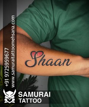 Tattoo uploaded by Vipul Chaudhary • Shaan name tattoo | Shaan tattoo ...
