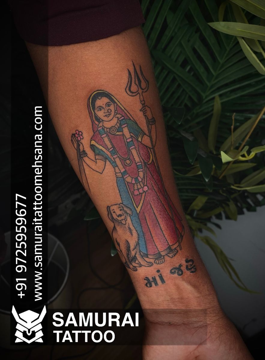 Tattoo uploaded by Vipul Chaudhary • jahu maa tattoo |maa jahu tattoo ...