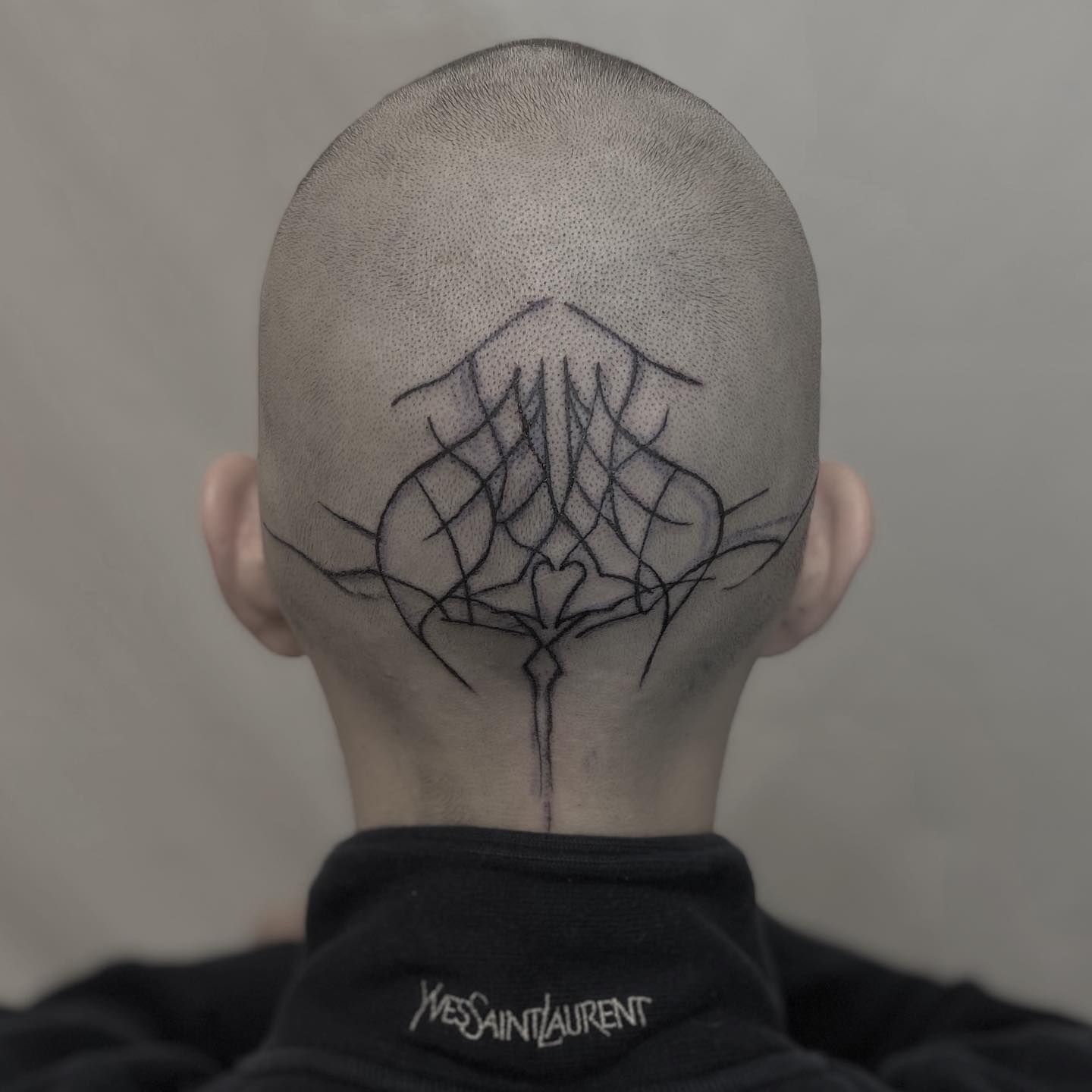 Intricate Blackwork Neck Tattoo by Amour.x • Tattoodo