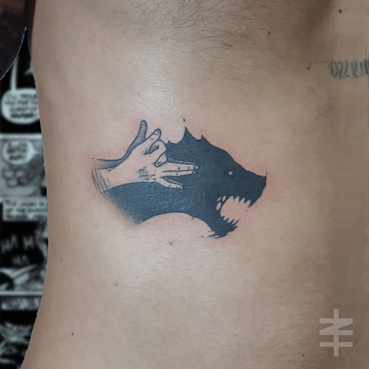 Tattoo uploaded by Zazie Tattoo • SHADOW PUPPET WOLF • Tattoodo