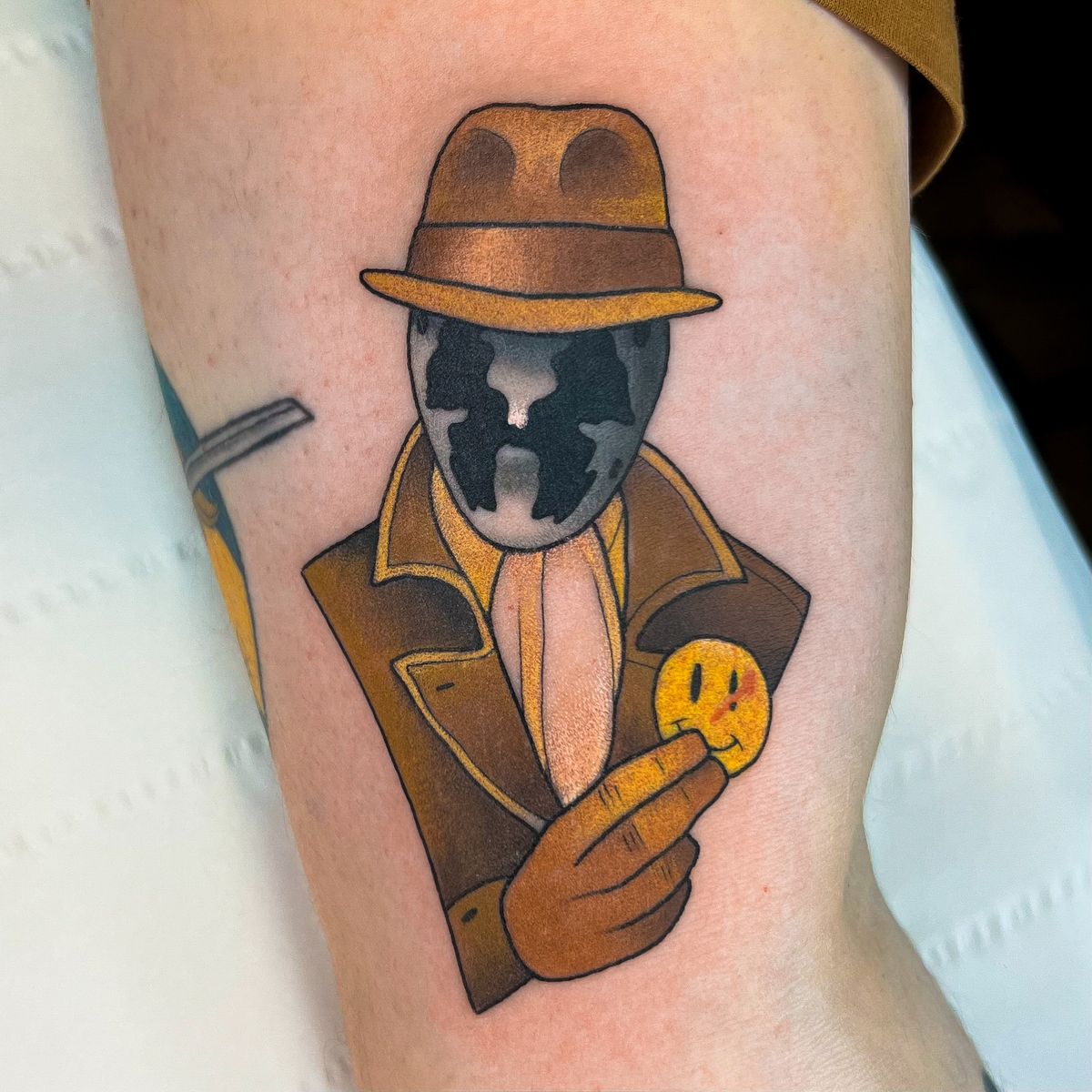 Tattoo uploaded by Megan Rae • Rorschach from The Watchmen • Tattoodo