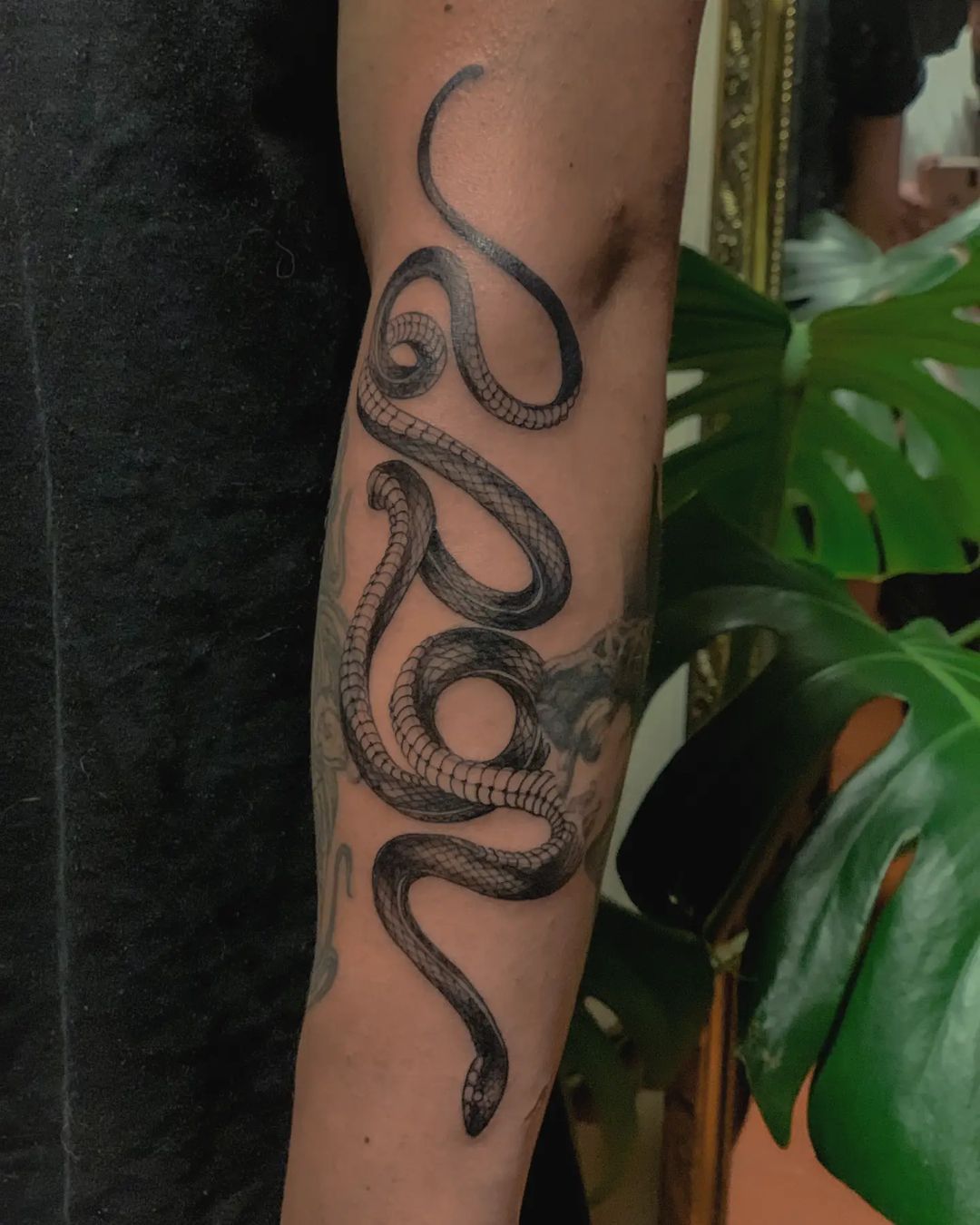 Illustrative Snake Forearm Tattoo • Tattoodo