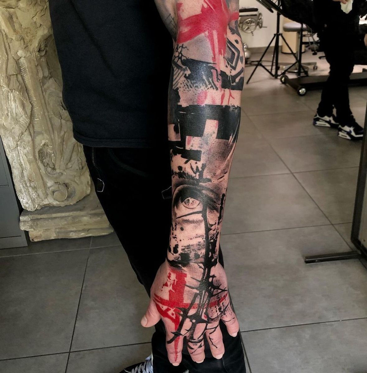 Tattoo uploaded by Mandy Brownholtz • Trash Polka Tattoo by Gianni ...