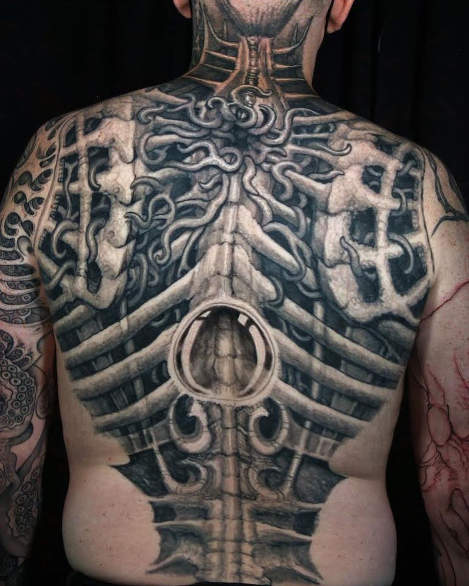 Tattoo uploaded by Mandy Brownholtz • Dark Art Tattoo by Paul Booth ...