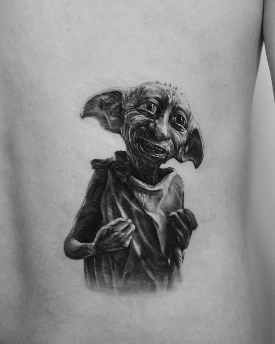 Tattoo uploaded by 4bottlegrim • Harry Potter ‘Dobby’ • Tattoodo