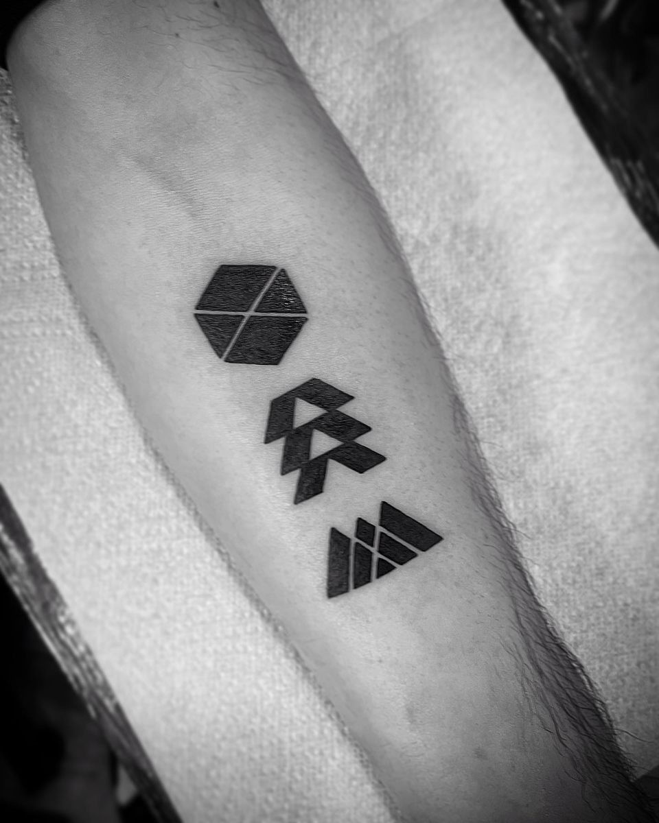 Tattoo uploaded by Alan Brennan • Destiny 2 symbols • Tattoodo