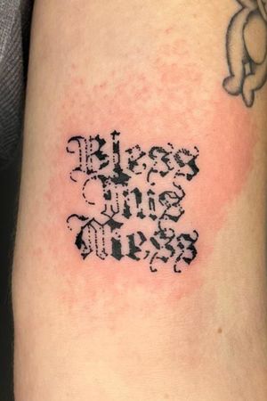 Tattoo uploaded by s00xyz_ • bless this mess • Tattoodo
