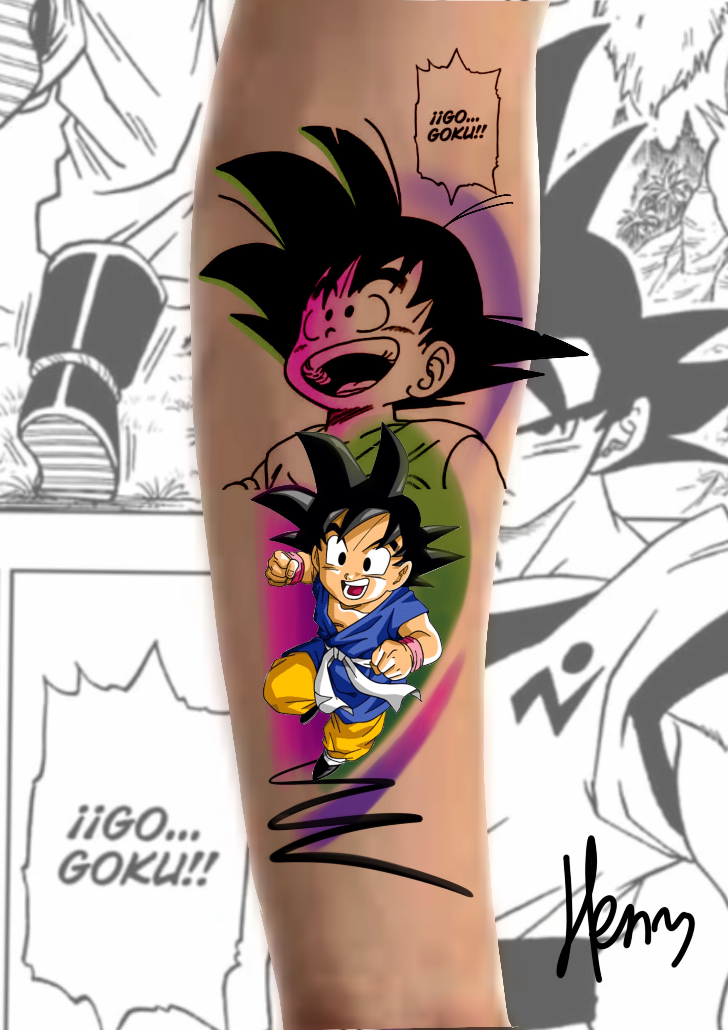 Tattoo uploaded by Anime_Henry_Colour _Tattoo • Tattoodo