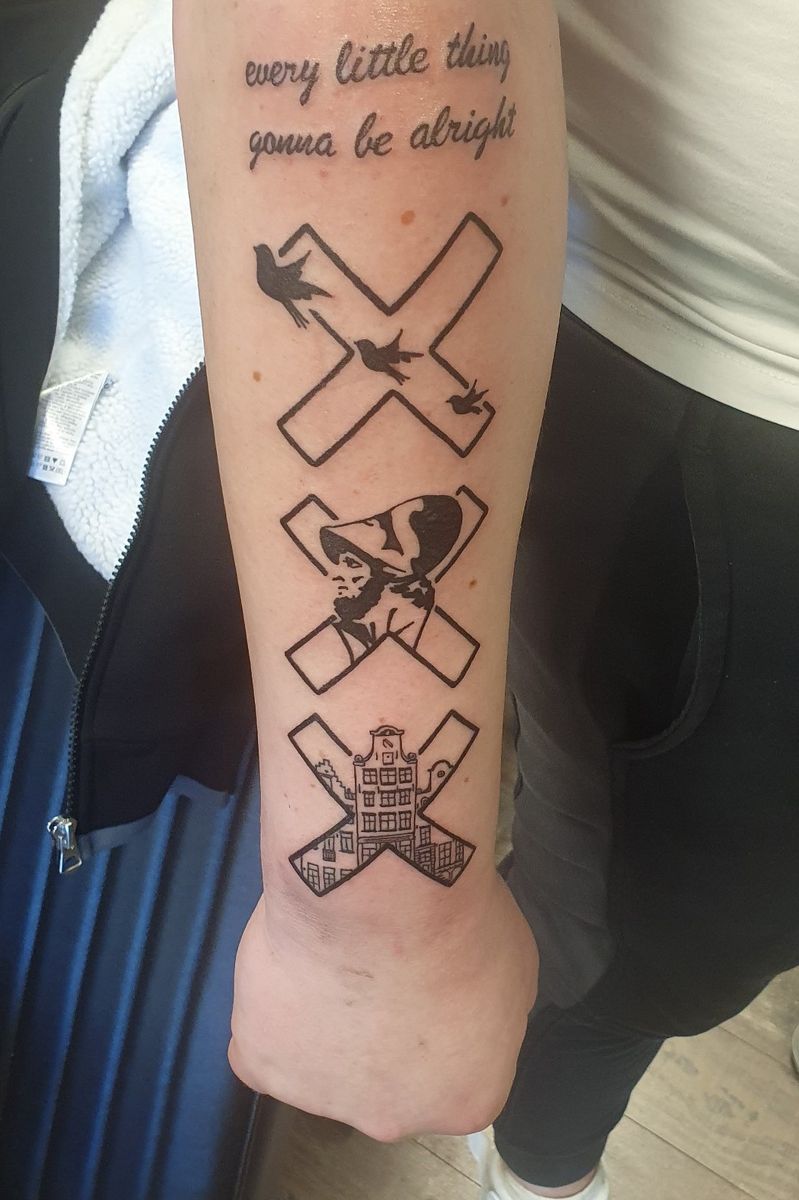 Tattoo uploaded by Jeremy • Amsterdam, AFC Ajax, Bob Marley tattoo ...