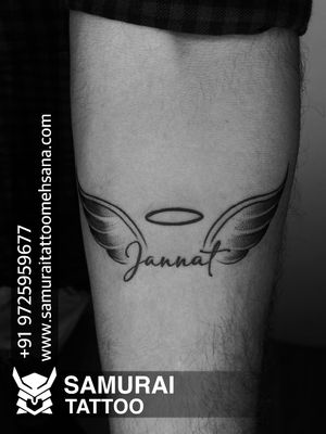 Tattoo uploaded by Vipul Chaudhary • Jannat name tattoo |Jannat name ...
