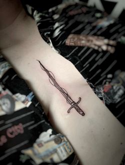 Double Edged Sword Tattoo