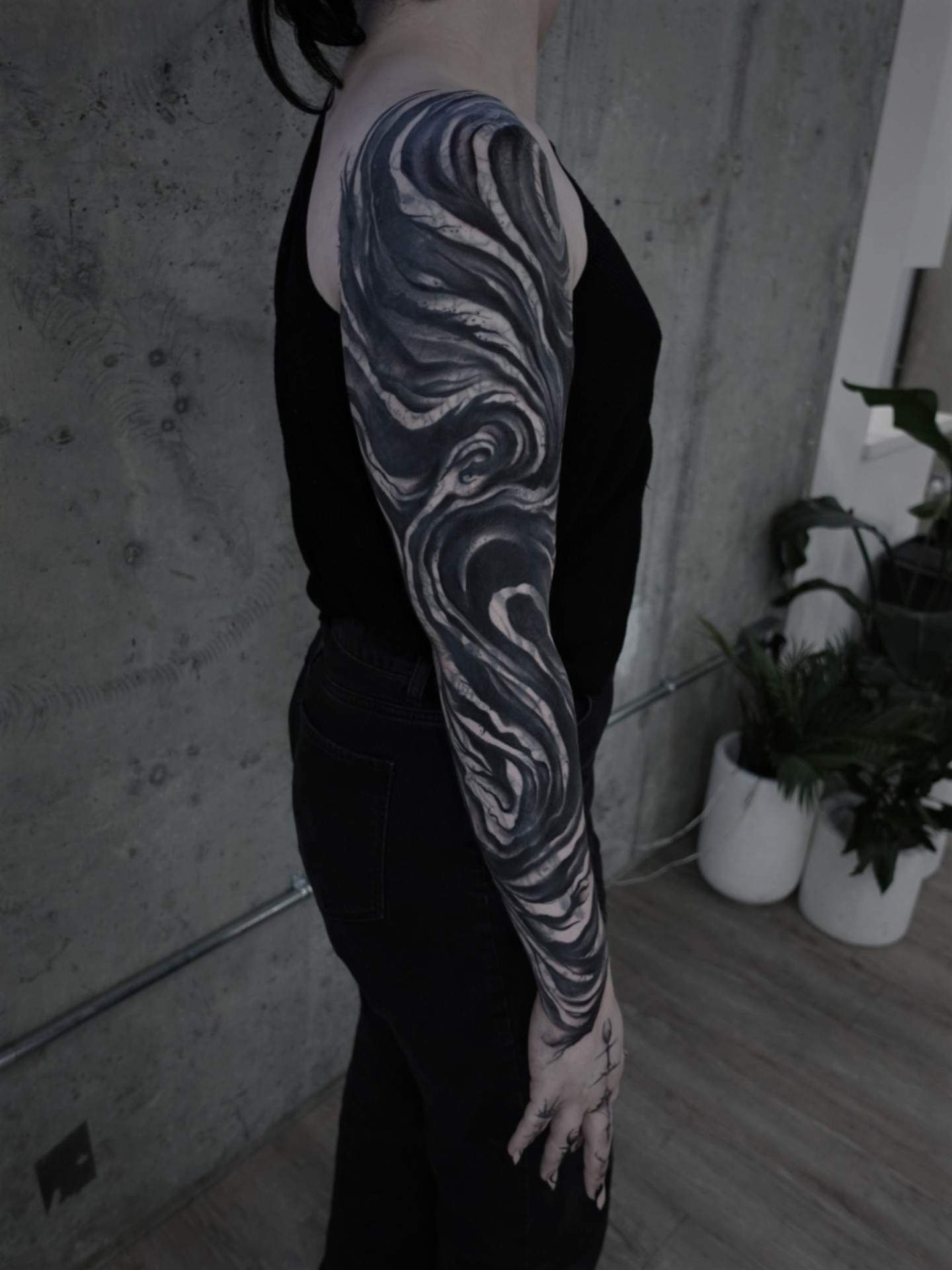 Intricate Blackwork Sleeve by Rachel Aspe • Tattoodo