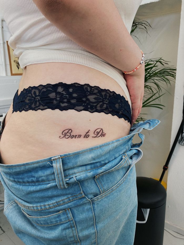 Script Tattoo • Tattoodo