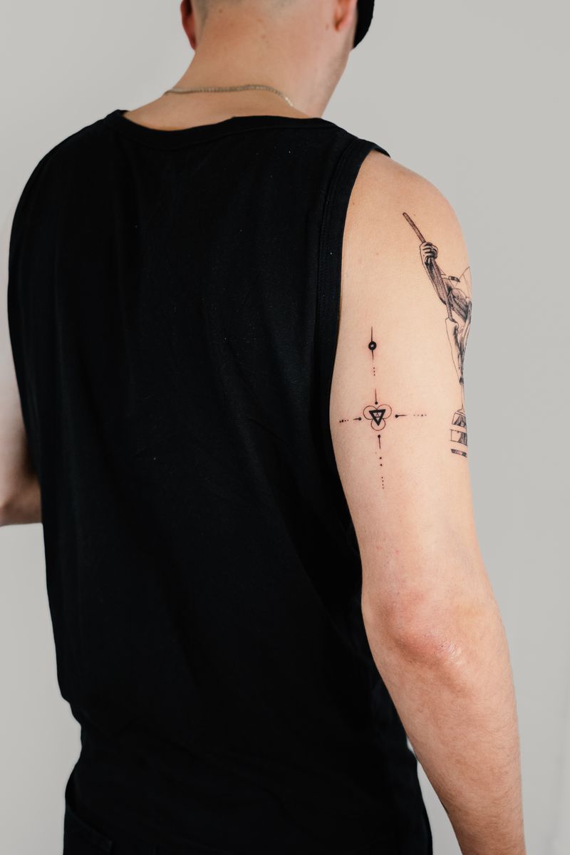 Geometric Fine Line Arm Tattoo • Tattoo uploaded by Gabriele Edu • Tattoodo