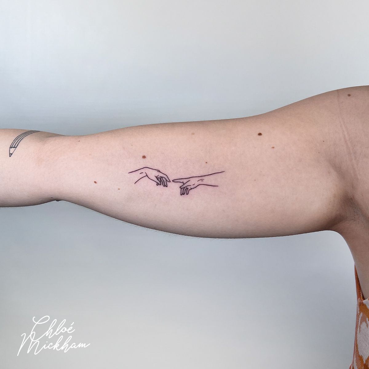 Delicate Creation Hands • Tattoo uploaded by Chloe Mickham • Tattoodo