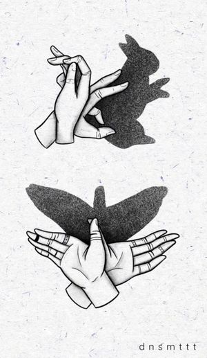 Tattoo uploaded by @dnsmttt • Shadow puppet • Tattoodo