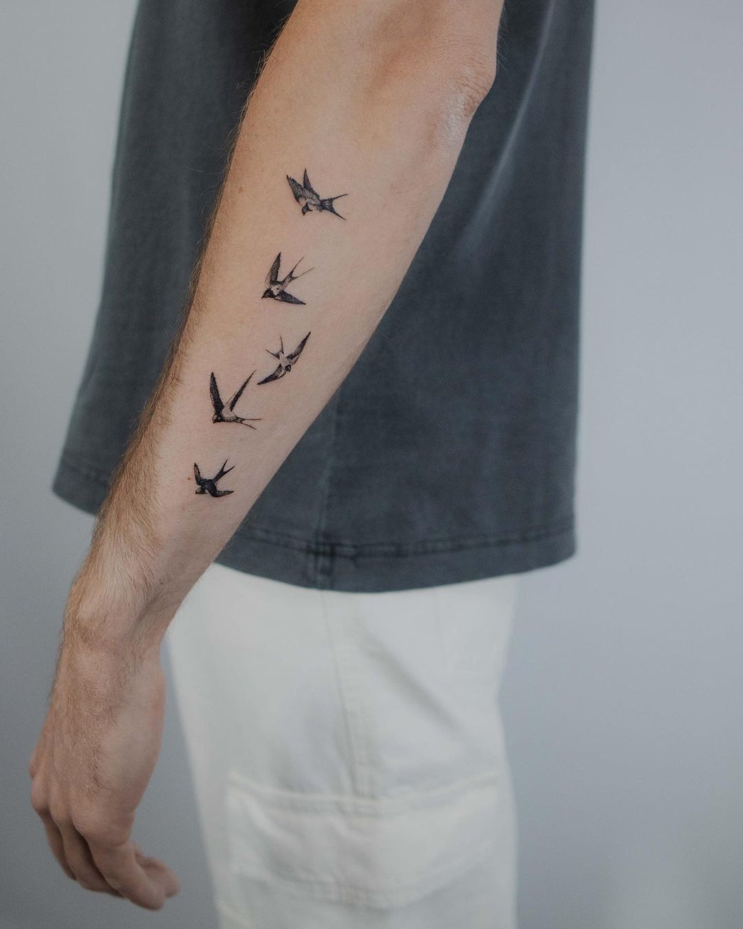 Flying Swallows • Tattoodo