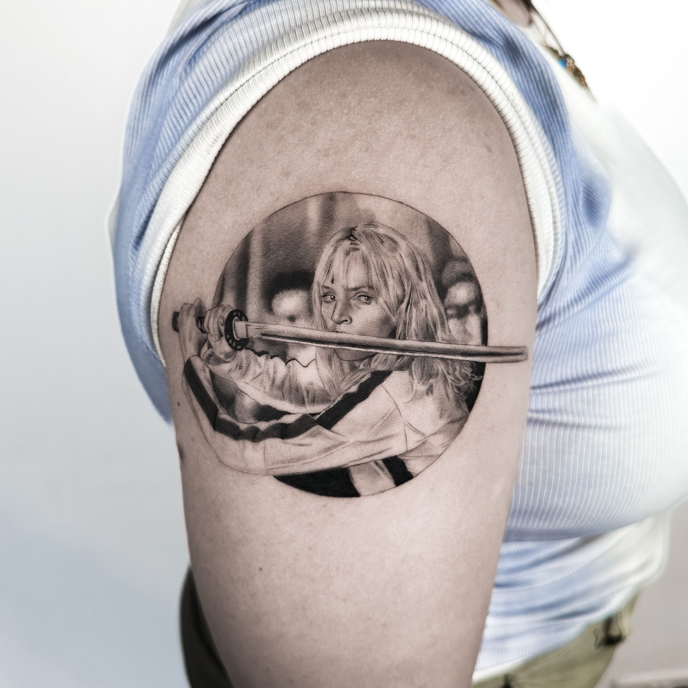 Kill Bill Micro Realism Tattoo • Tattoodo