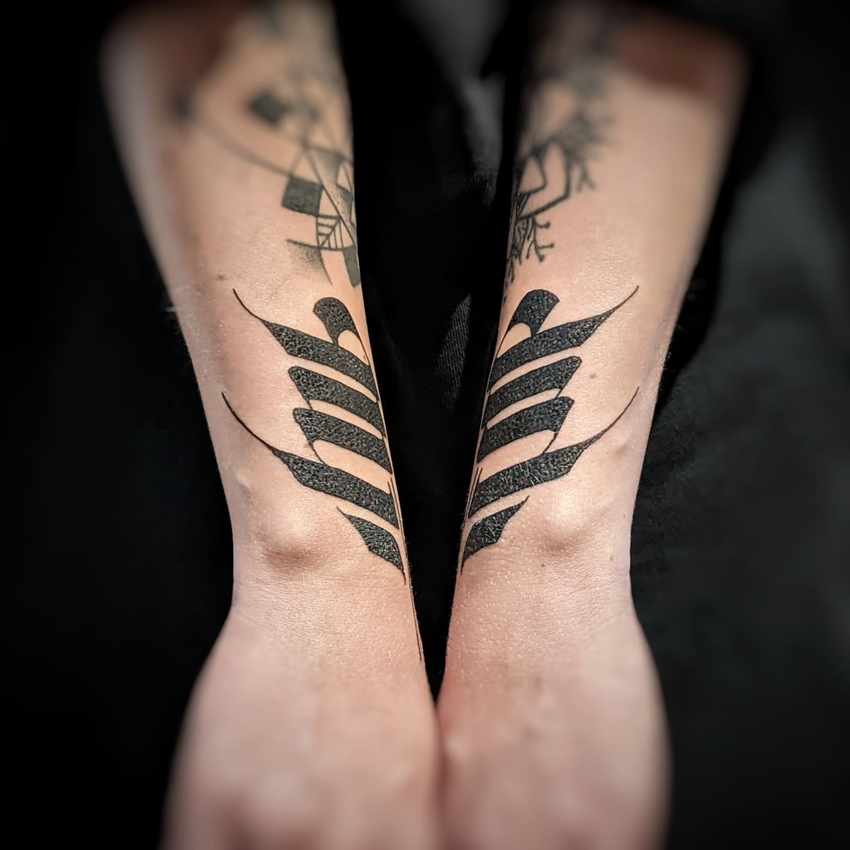 Chun Lee's Tribal Forearm Pattern • Tattoo uploaded by Chun Lee • Tattoodo