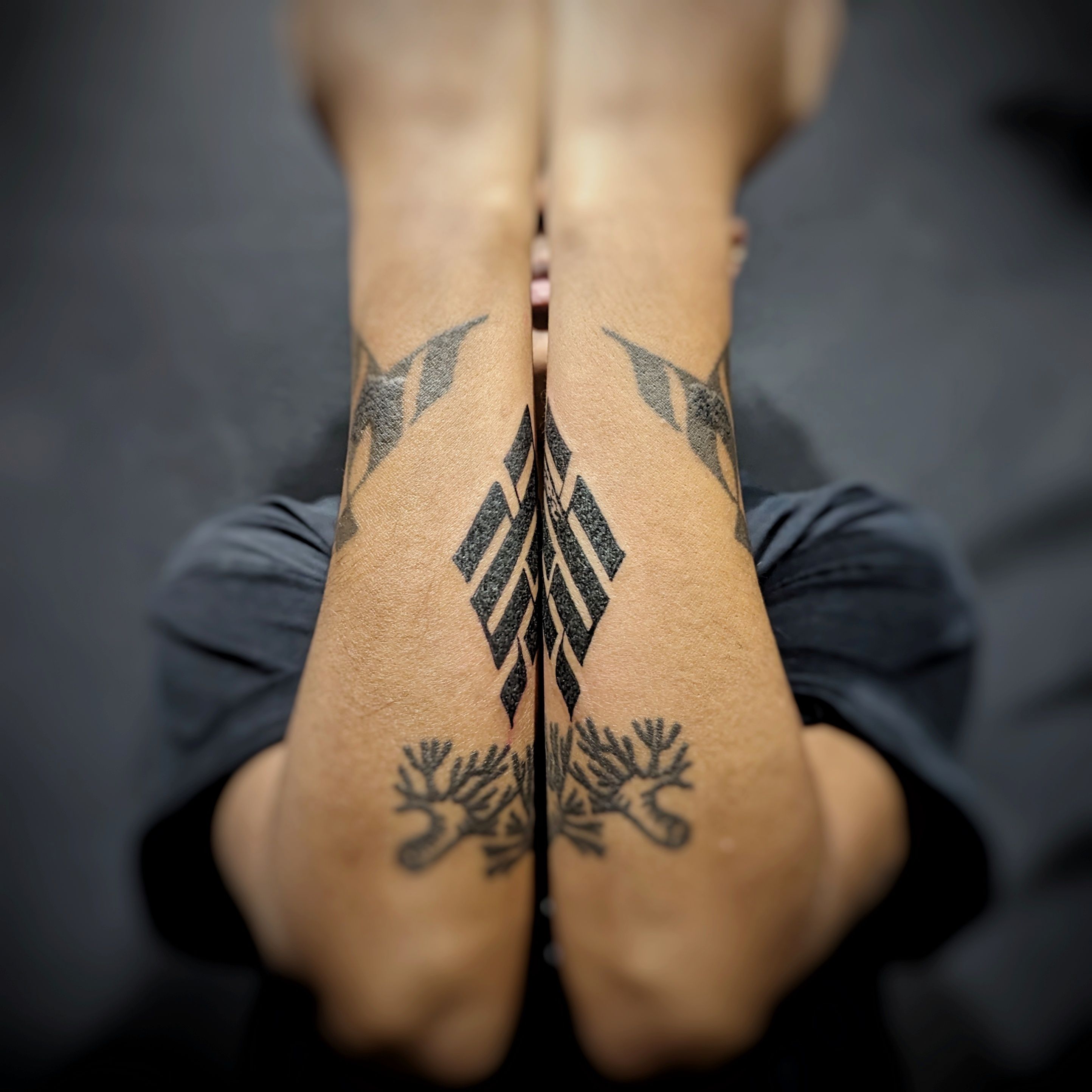 Chun Lee Tribal Forearm Pattern • Tattoodo