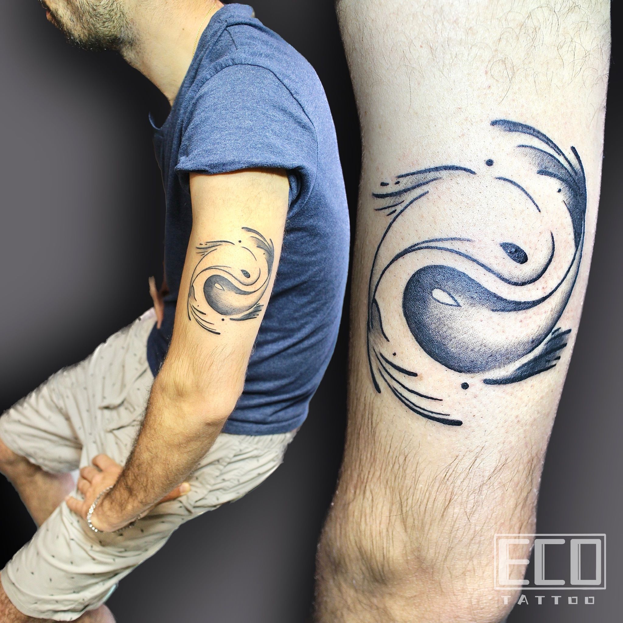 Yin Yang Concept Tattoos Top 10 Yin Yang Tattoo Ideas: Balance In Body