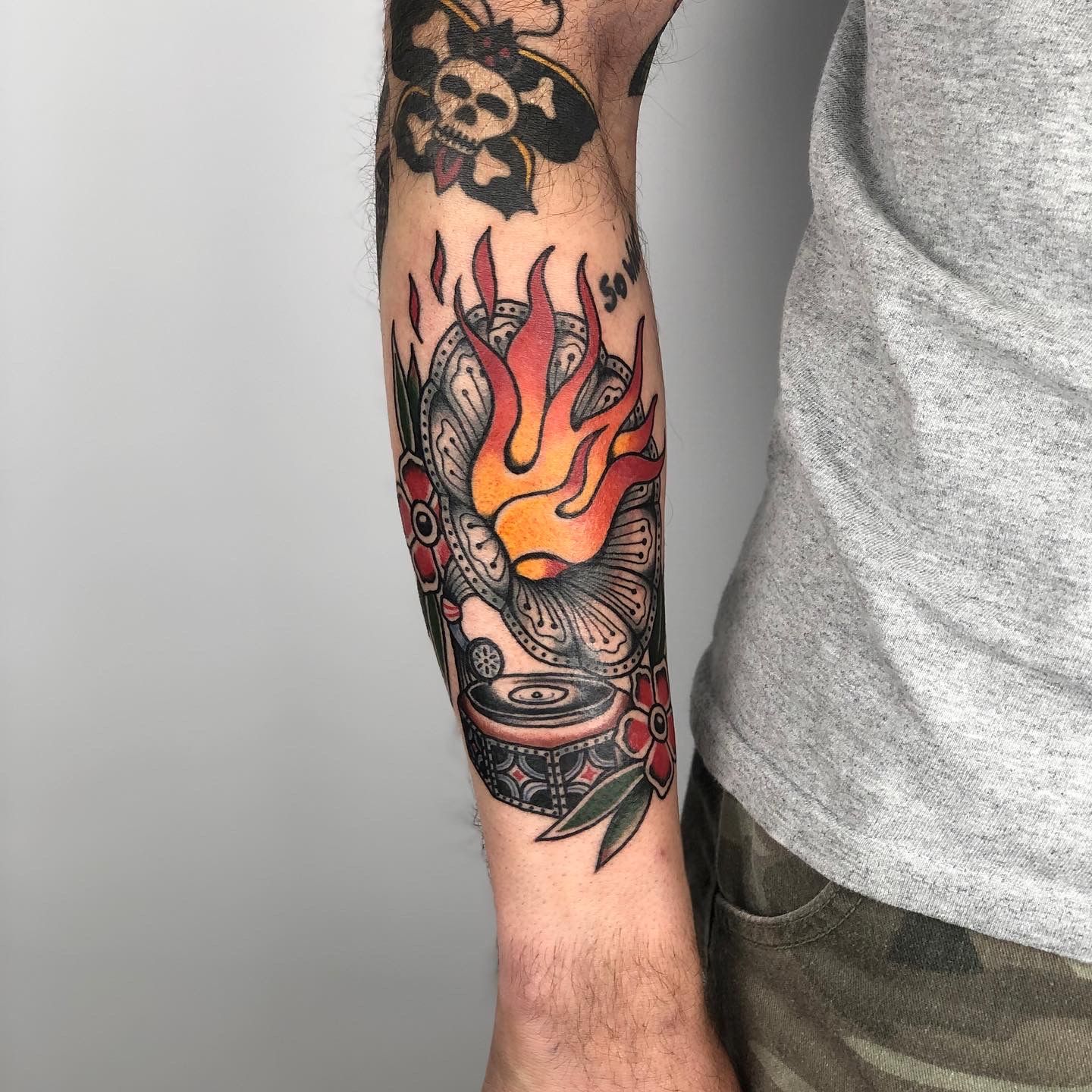 Neo Traditional Forearm Tattoo by Claudia Trash • Tattoodo