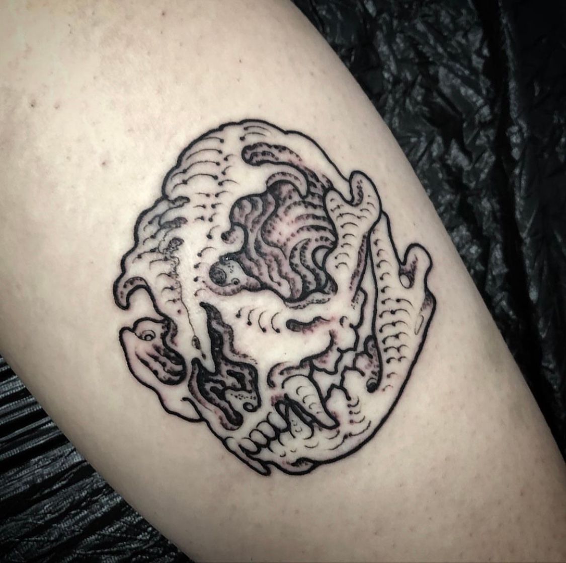 Distorted Skull • Tattoodo