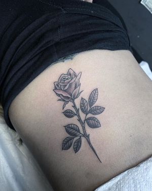 Tattoo uploaded by Hammersmith Tattoo London • Linework Rose Tattoo ...
