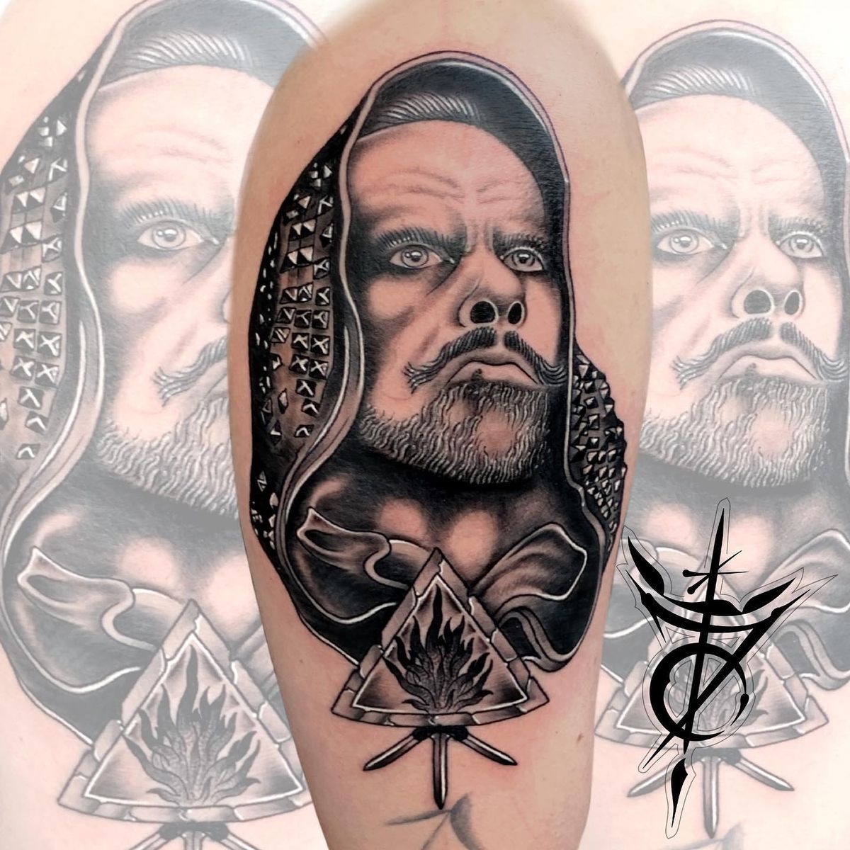 Tattoo uploaded by Hammersmith Tattoo London • Nergal Behemoth Portrait ...