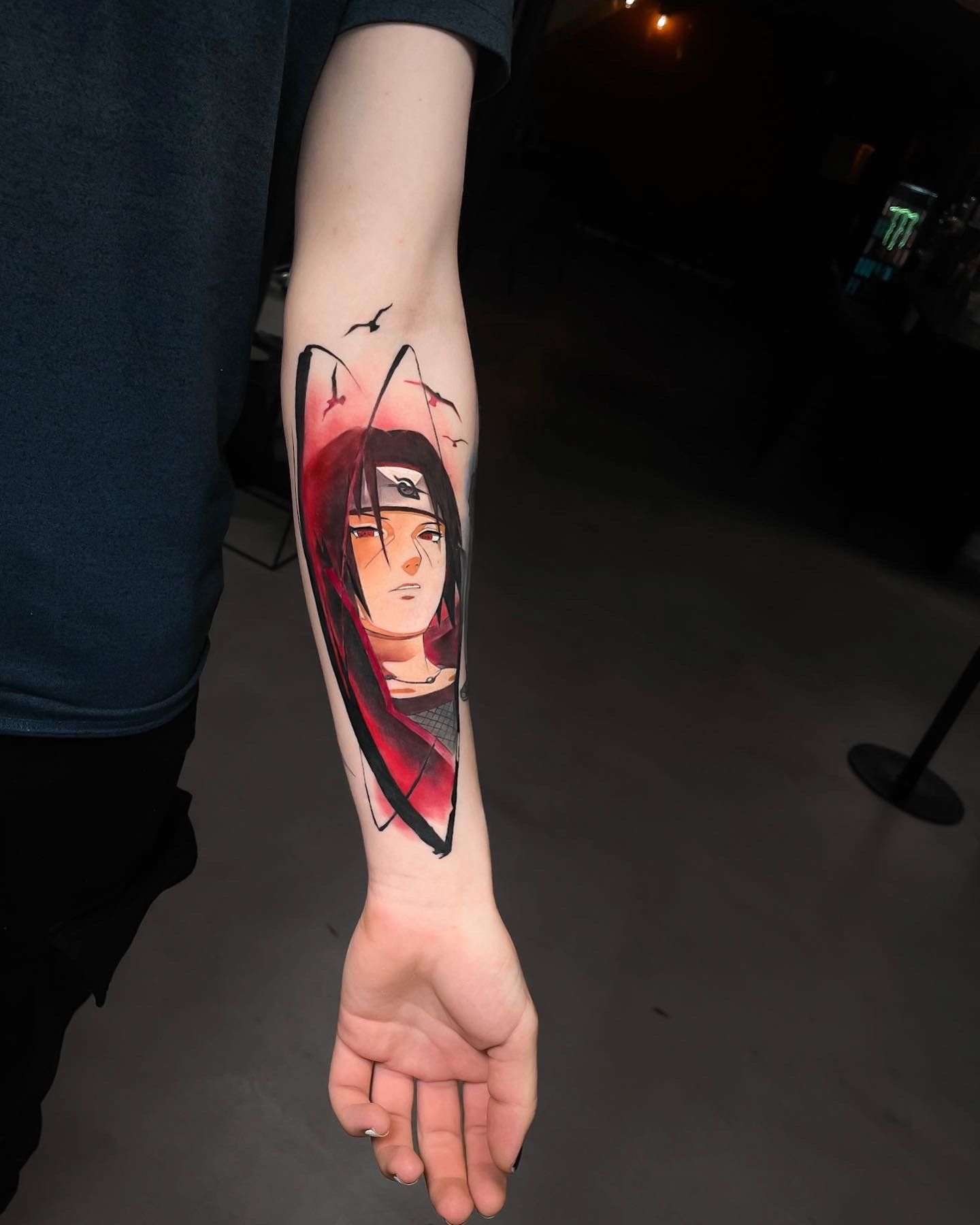 Anime New School Man Forearm Tattoo • Tattoodo