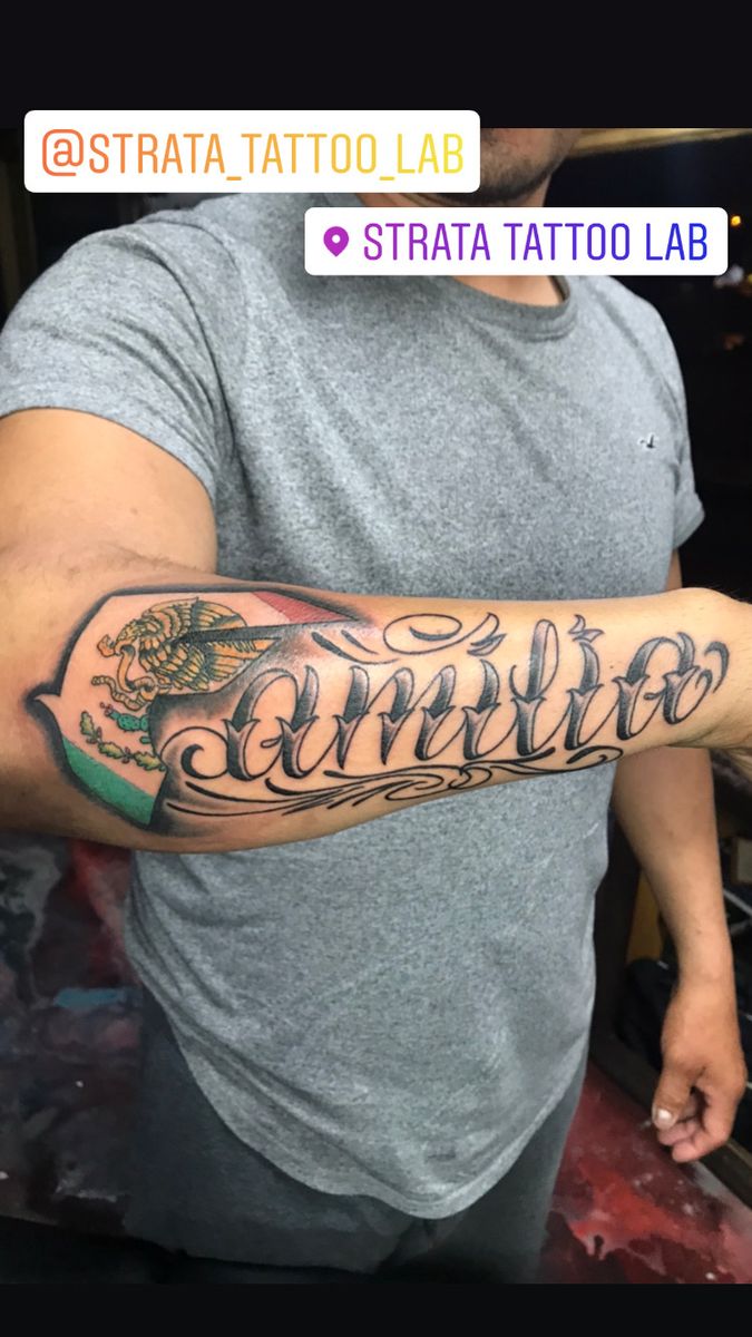 Tattoo uploaded by Ken Lightcap • FAMILIA - Script ️ • Tattoodo