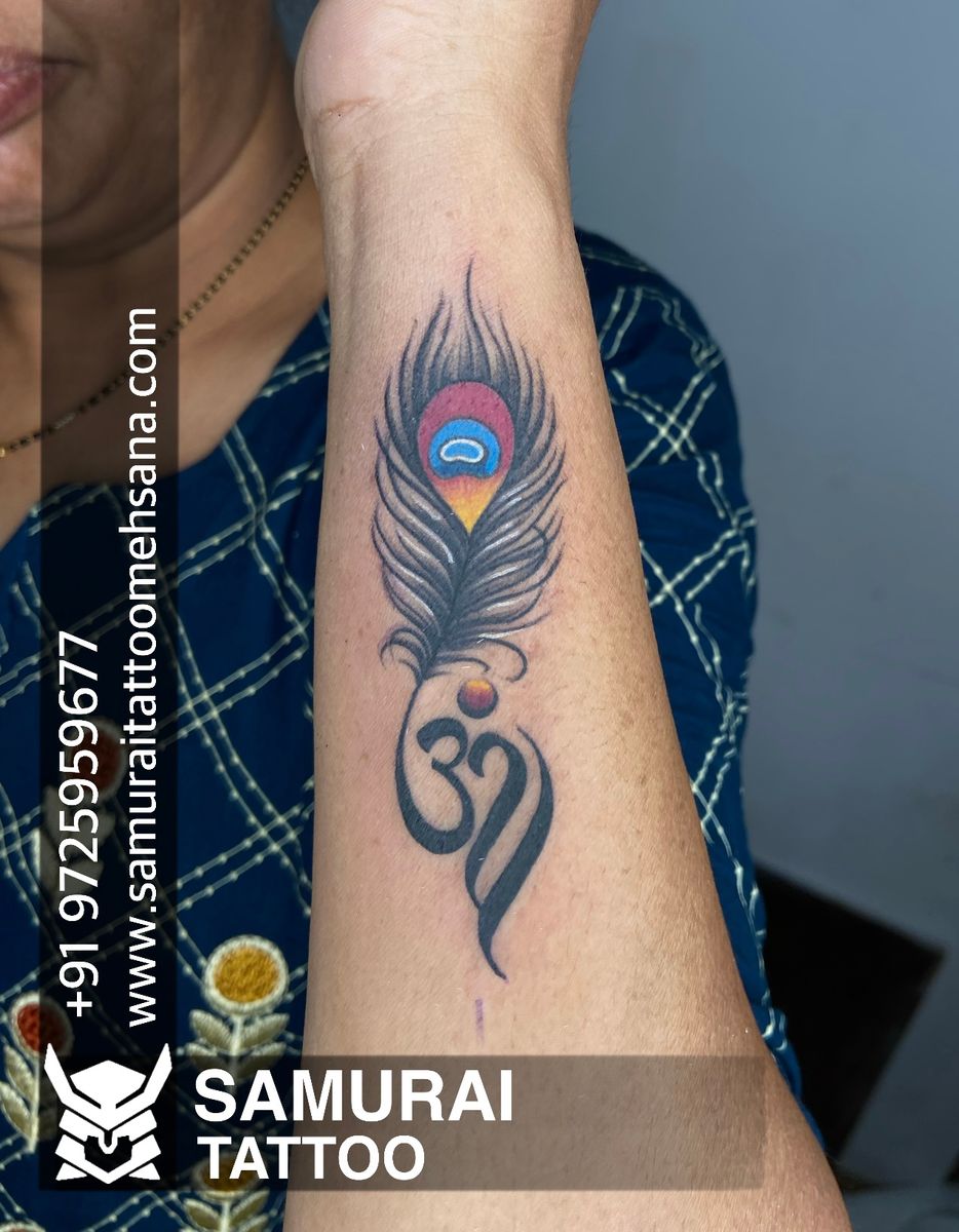 Tattoo uploaded by Vipul Chaudhary • Flute with feather tattoo |Flute ...