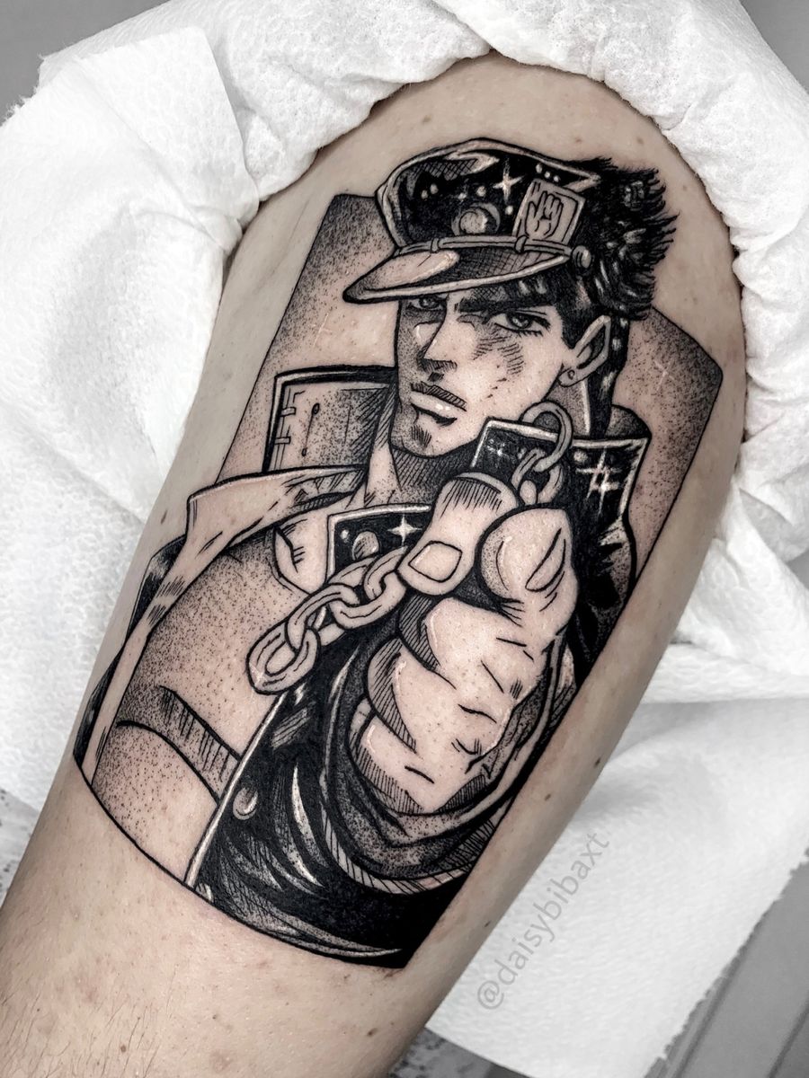 Tattoo uploaded by Daisy Bibaxt Tattoo • Jotaro Kujo ~ Jojo’s bizarre ...