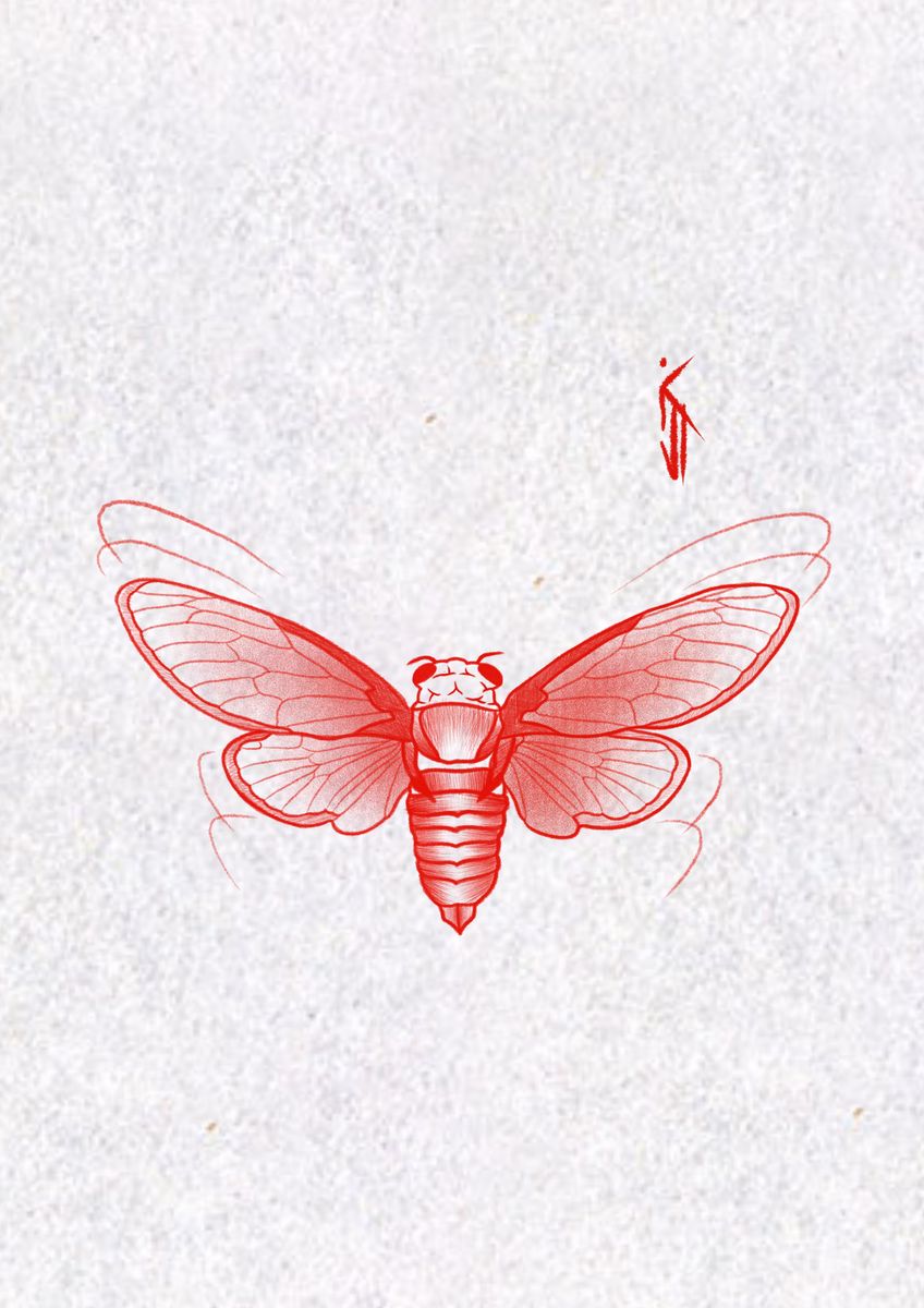 Tattoo uploaded by Saint Aesthetics • Red moth | Available | ️ • Tattoodo