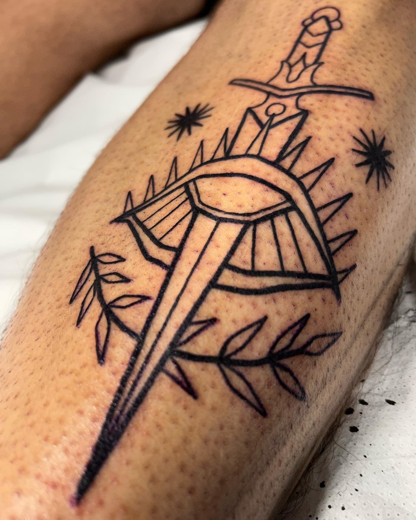 Sword Through Eye Tattoo • Tattoodo