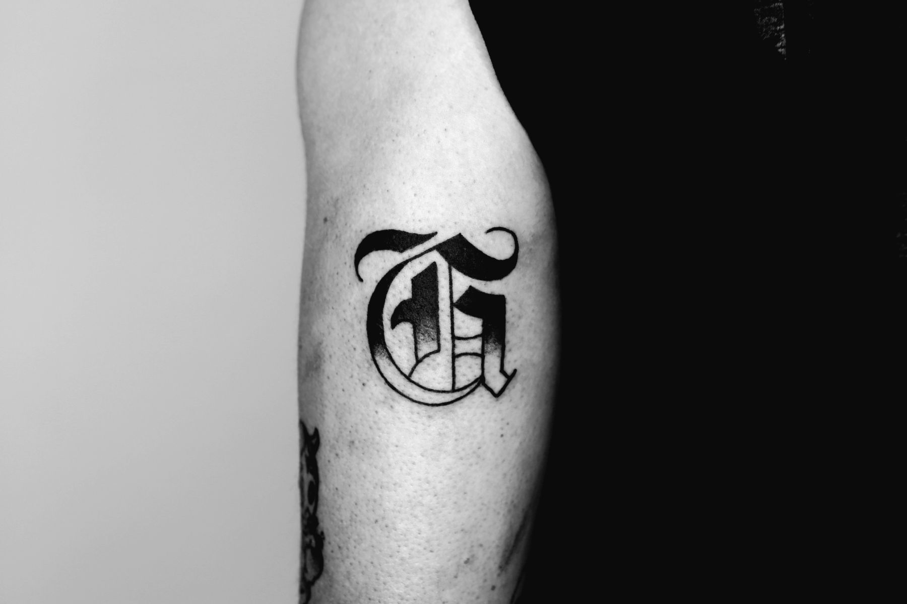 Tattoo uploaded by Danilo • Gothic uppercase "G" • Tattoodo