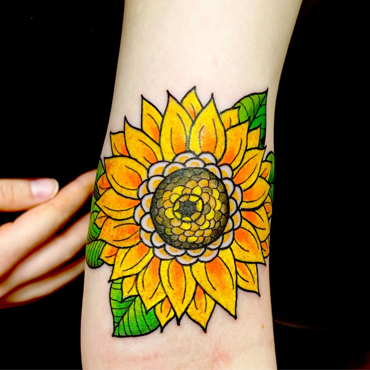 Tattoo uploaded by Hannah • Sunflower done by Samantha Romo at Epic ...
