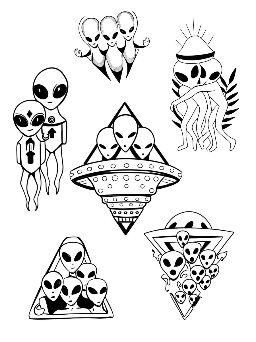 Tattoo uploaded by Claudia Fedorovici • Aliens Flash Tattoos • Tattoodo