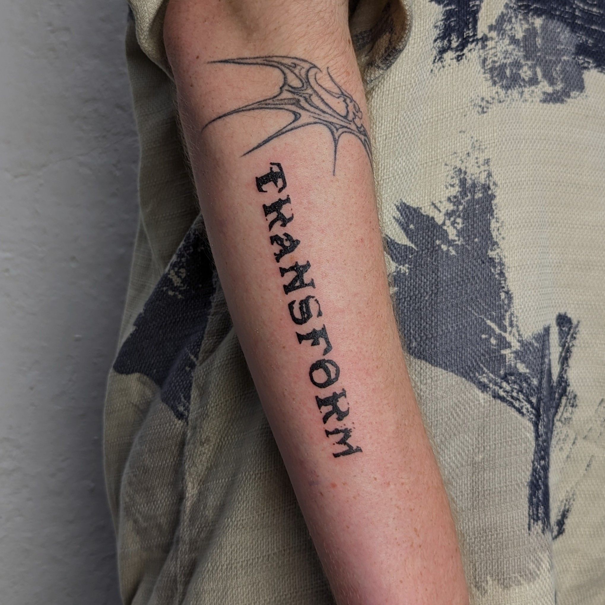 Intricate Blackwork Lettering by Alien Ink • Tattoodo