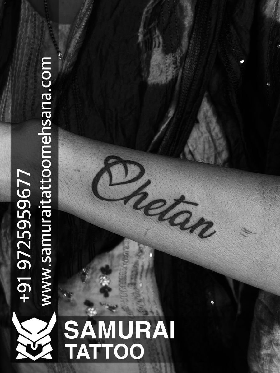Tattoo uploaded by Vipul Chaudhary • Chetan name tattoo |Chetan tattoo ...