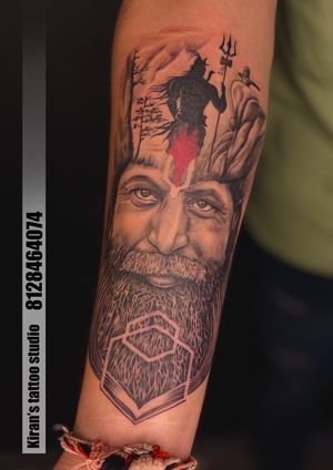 Tattoo uploaded by Kiran's tattoo mehsana • aghori tattoo | mahadev ...