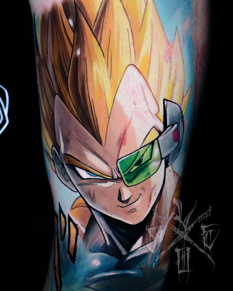 Tattoo uploaded by Leos93' • Vegeta SSJ #vegeta #dragonball #warszawa # ...