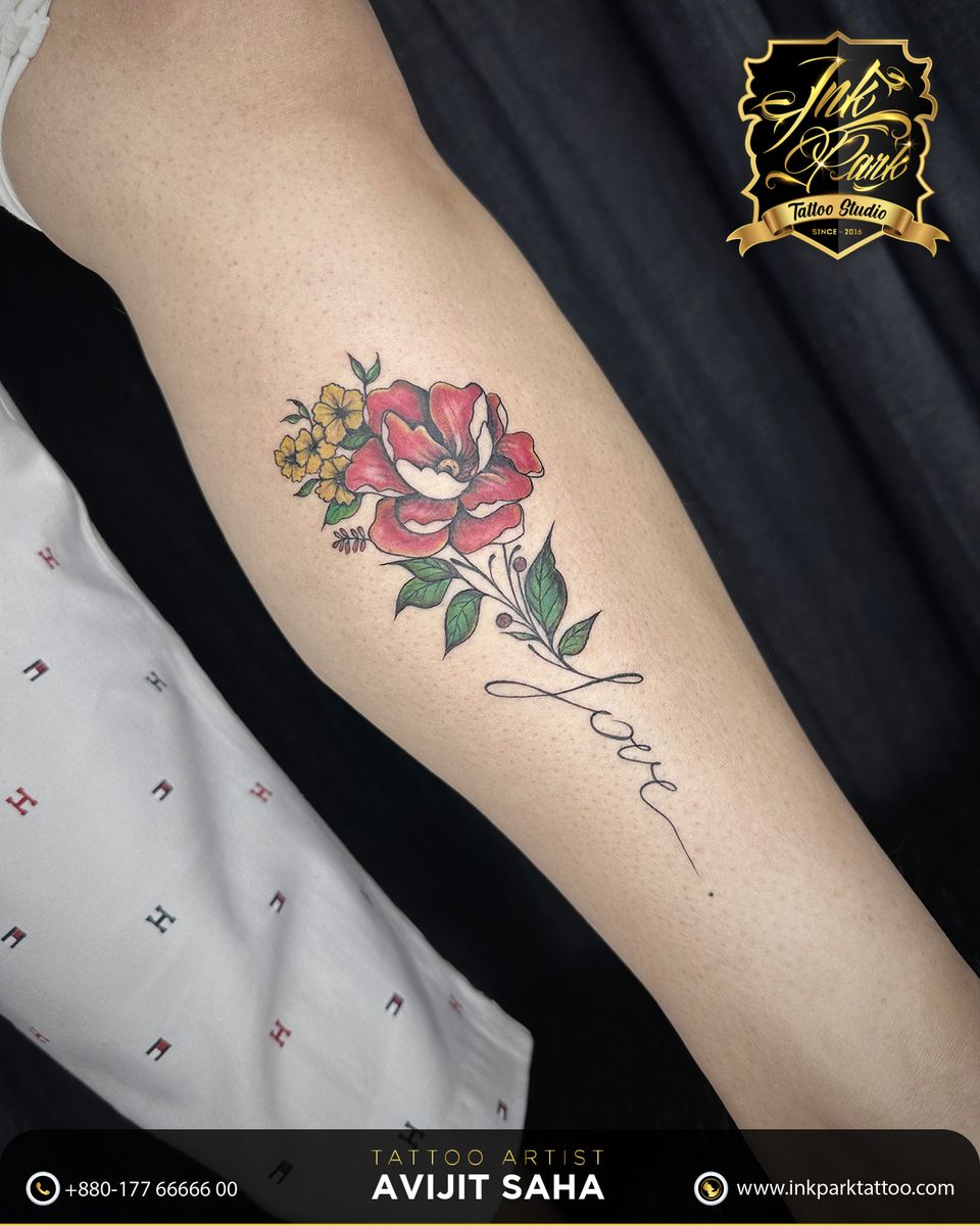Tattoo uploaded by InkPark Tattoo Studio • Floral Tattoo by InkPark ...
