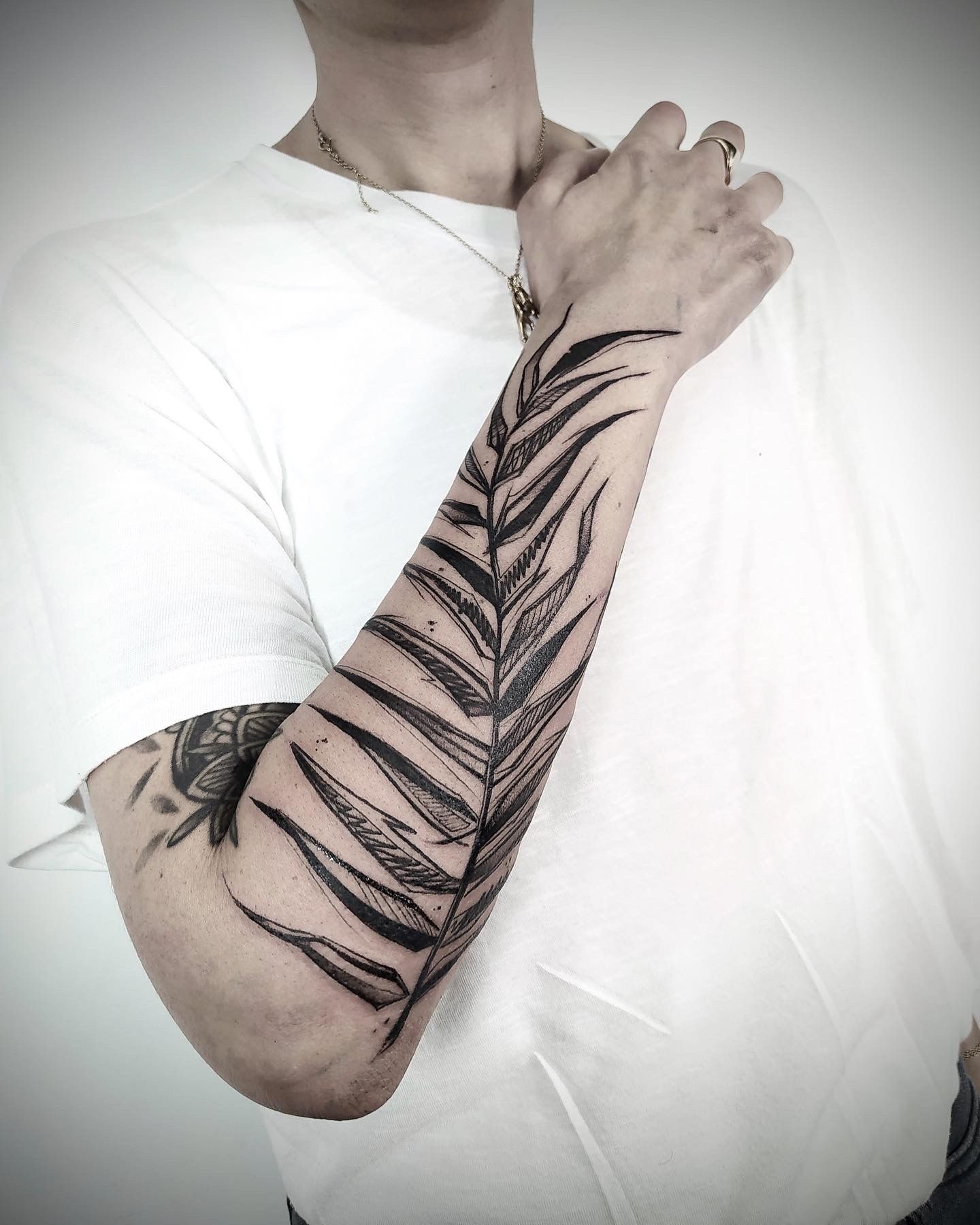 Illustrative Branch Tattoo by Helena Velazquez • Tattoodo